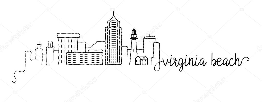 Virginia beach sign Vector Art Stock Images | Depositphotos