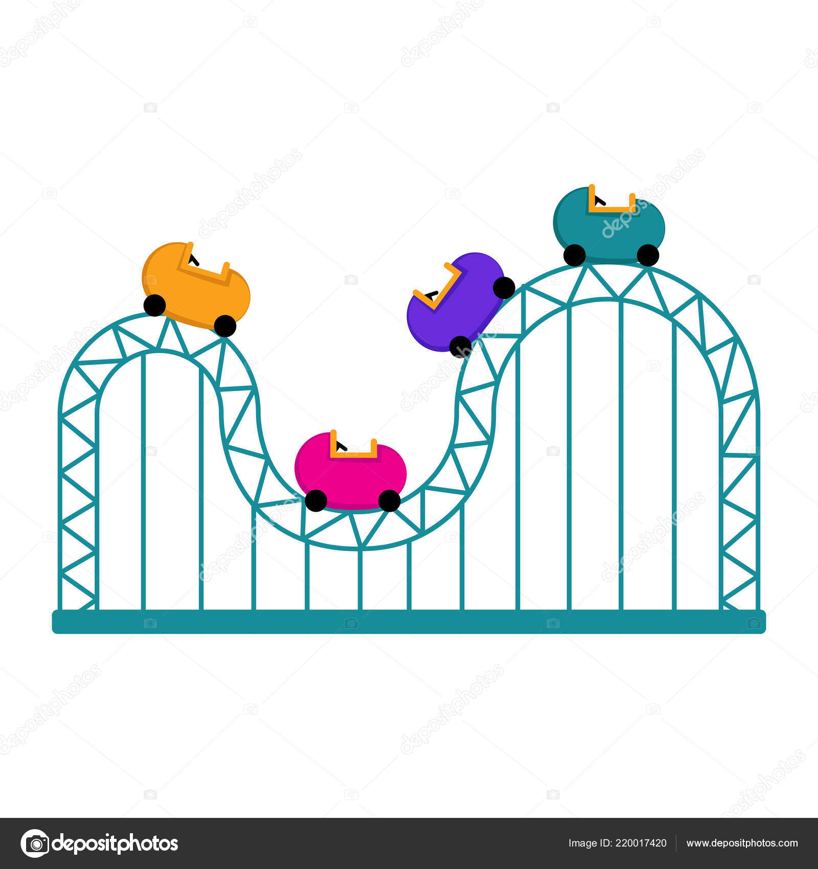 Roller Coaster Icon