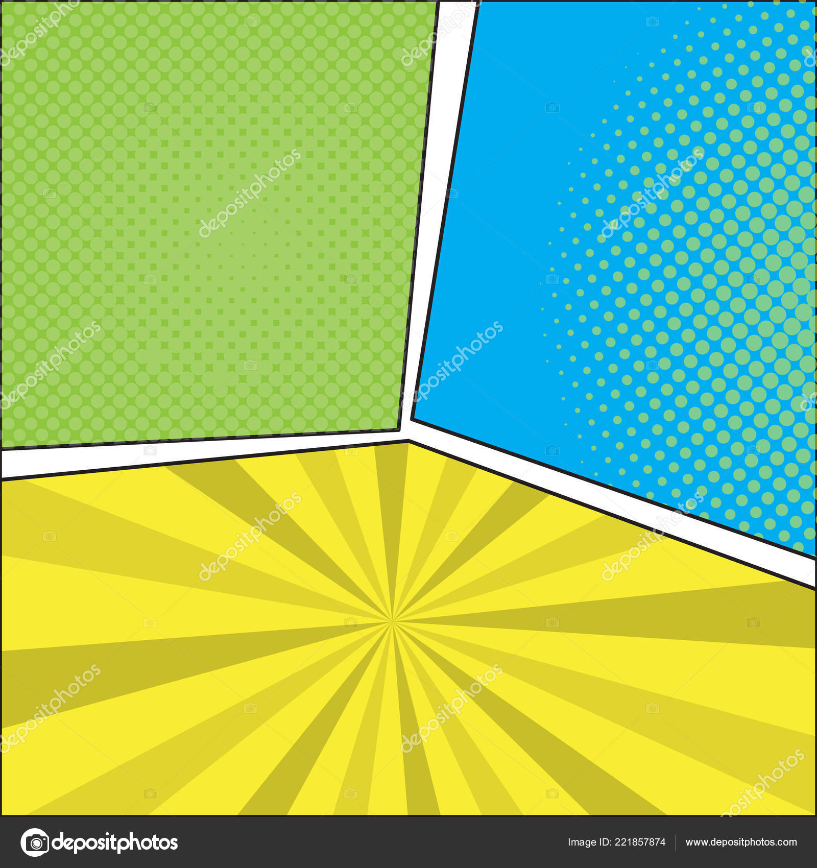 Colored comic page Stock Vector by ©JoKalar01 221857874
