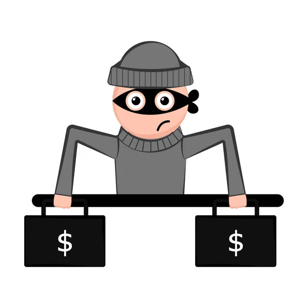 Safecracker - cartoon people characters illustration Stock Vector Image ...