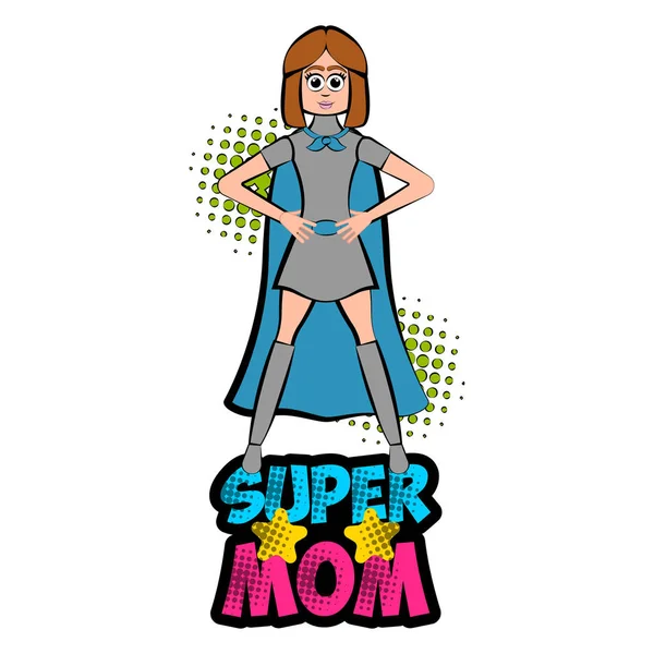 Super mama Imágenes Vectoriales, Gráfico Vectorial de Super mama ...