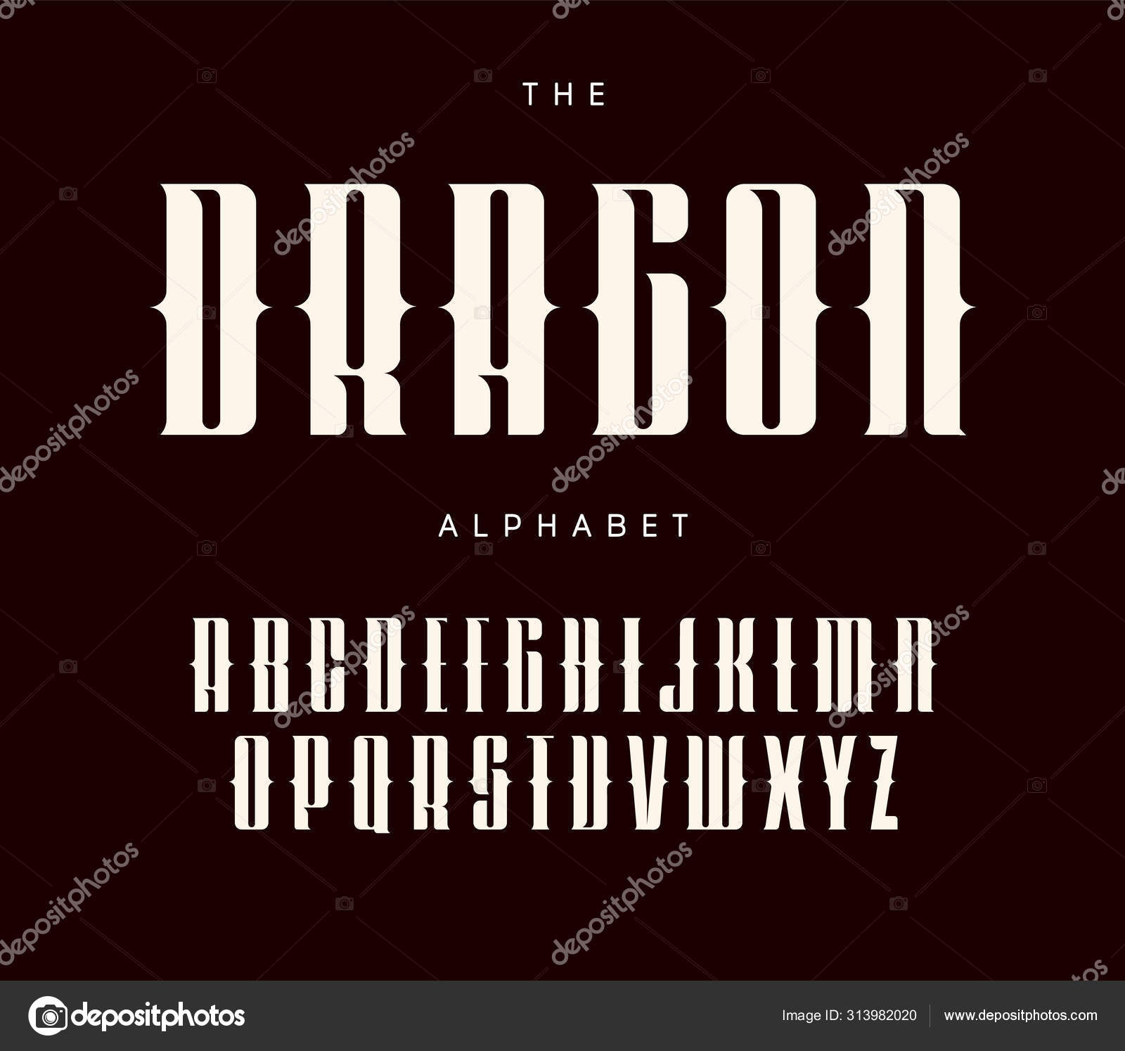 Gothic Alphabet Letter Designs