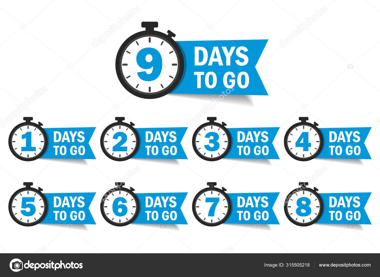 9 Days To Go Countdown