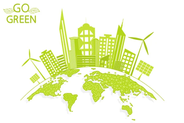 100,000 Go green city Vector Images | Depositphotos