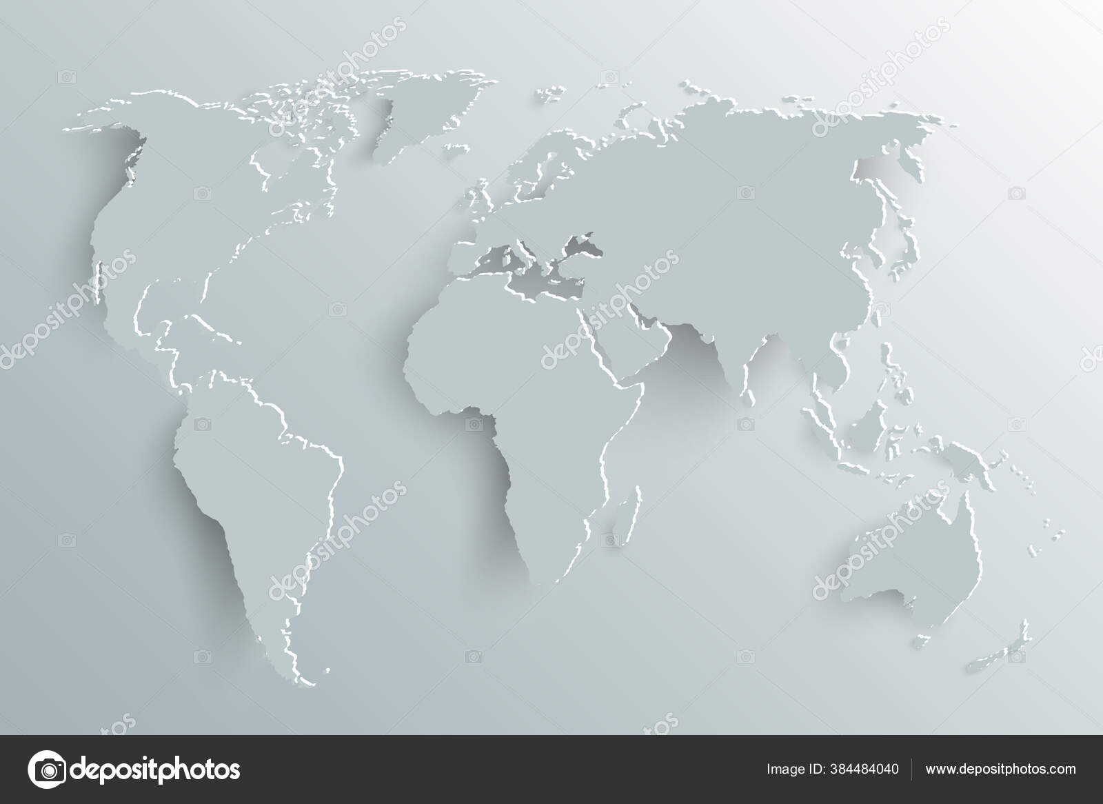 Mapa Politico Del Mundo En Blanco