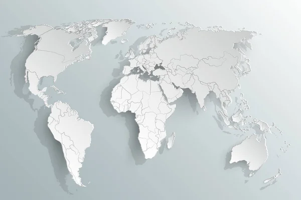 World Political Map Wallpaper