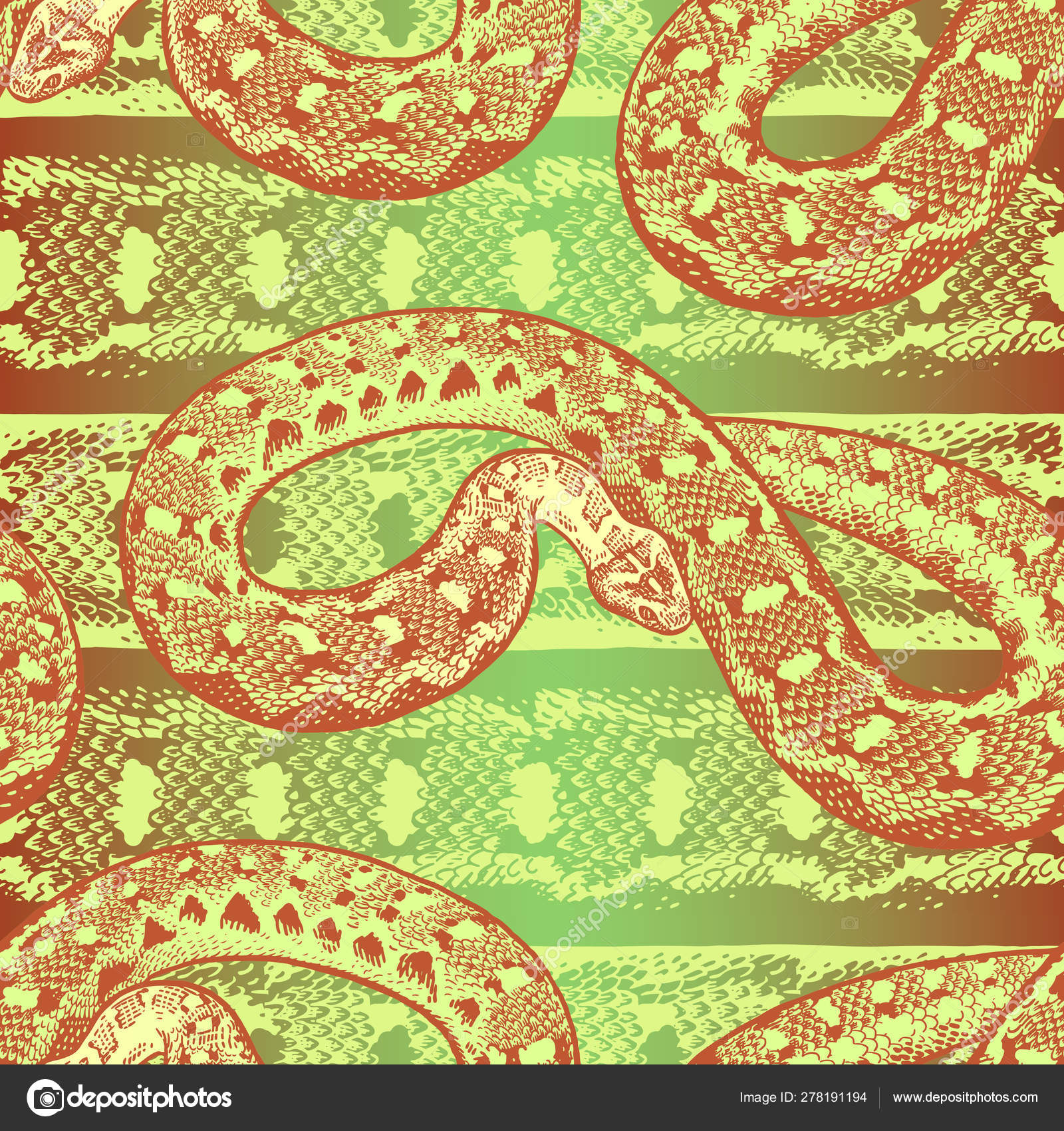Snake Design Wallpaper