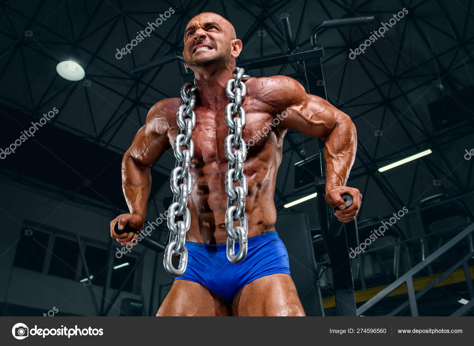 Bodybuilders Neck