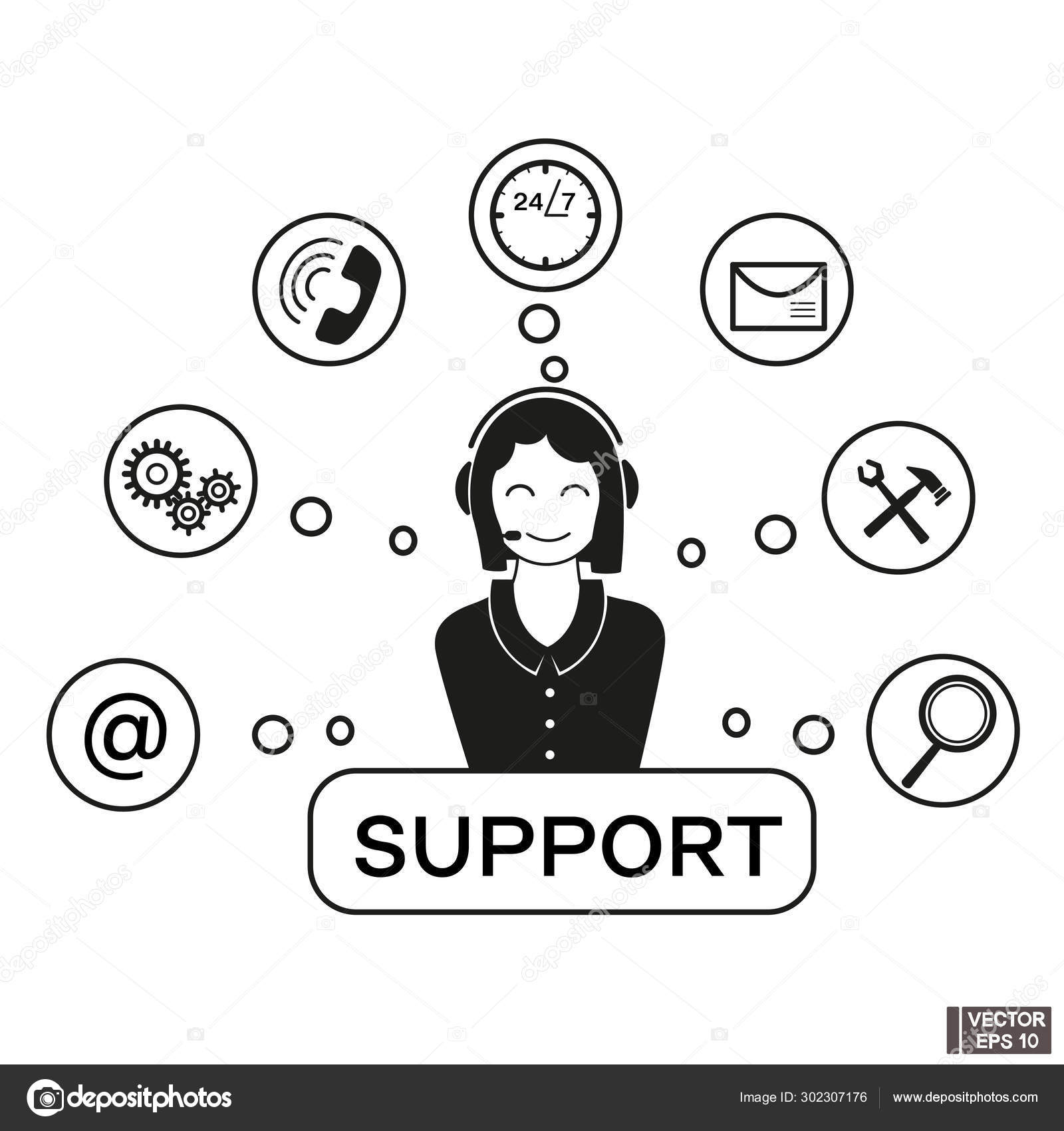 Support Icon Vector