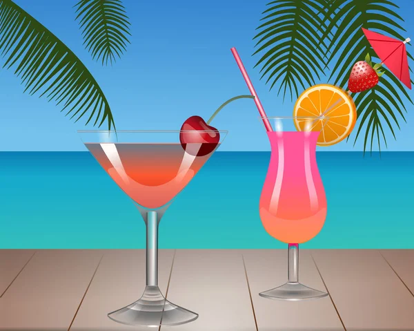 Beach cocktail background Stock Photos, Royalty Free Beach cocktail ...