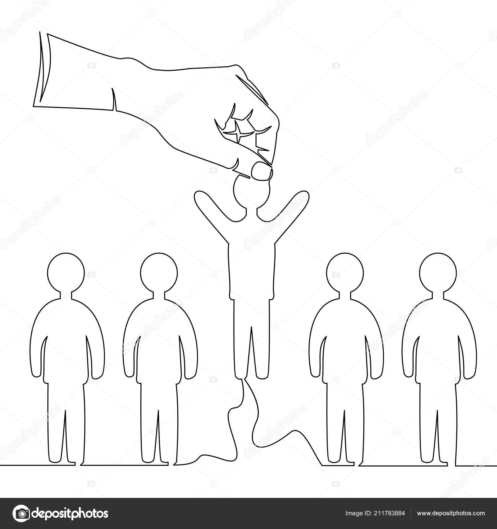 Hand Picking Up Vector