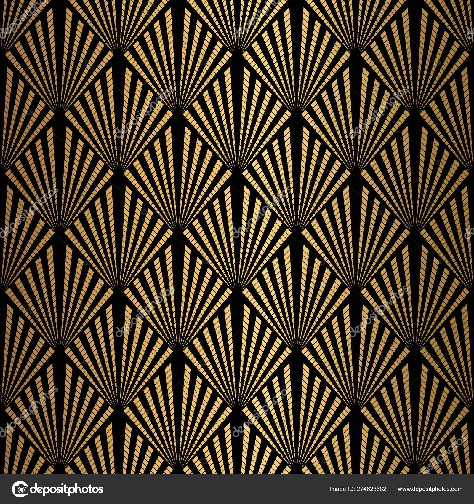Art Deco Shell Background