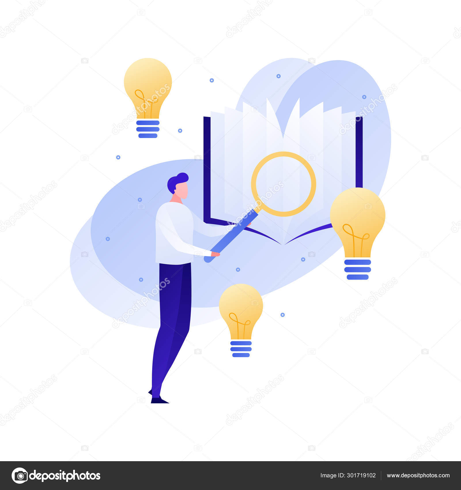 Lamp Of Knowledge Vector