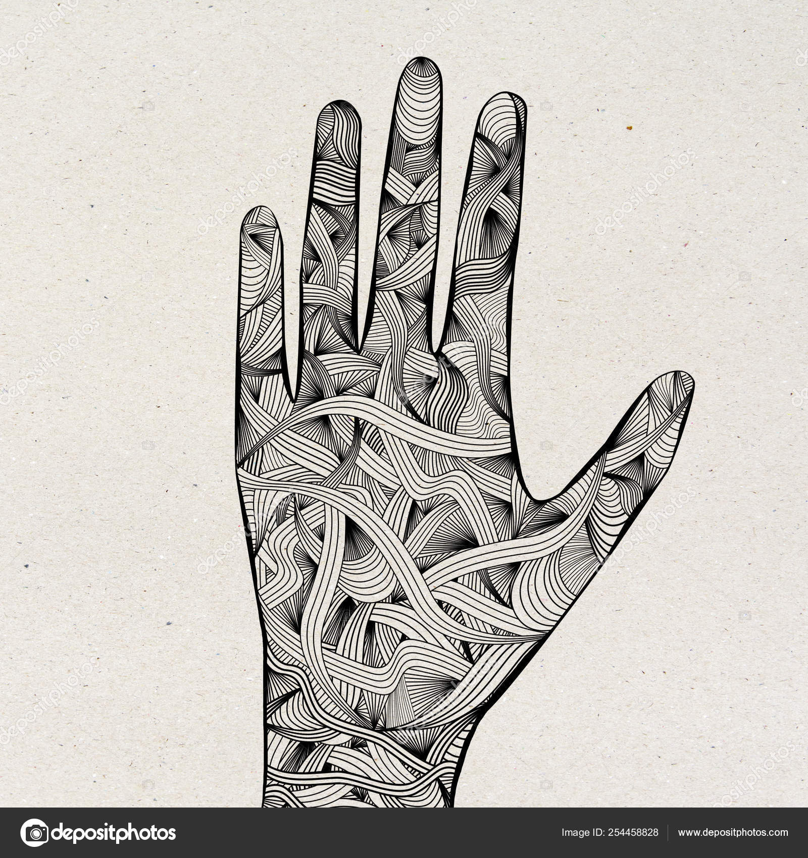 Hindu Hand Background