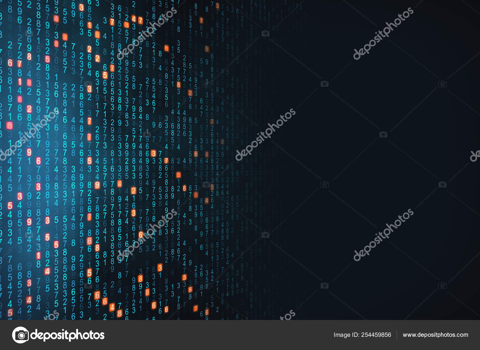 Binary code wallpaper Stock Photo by ©peshkov 254459856