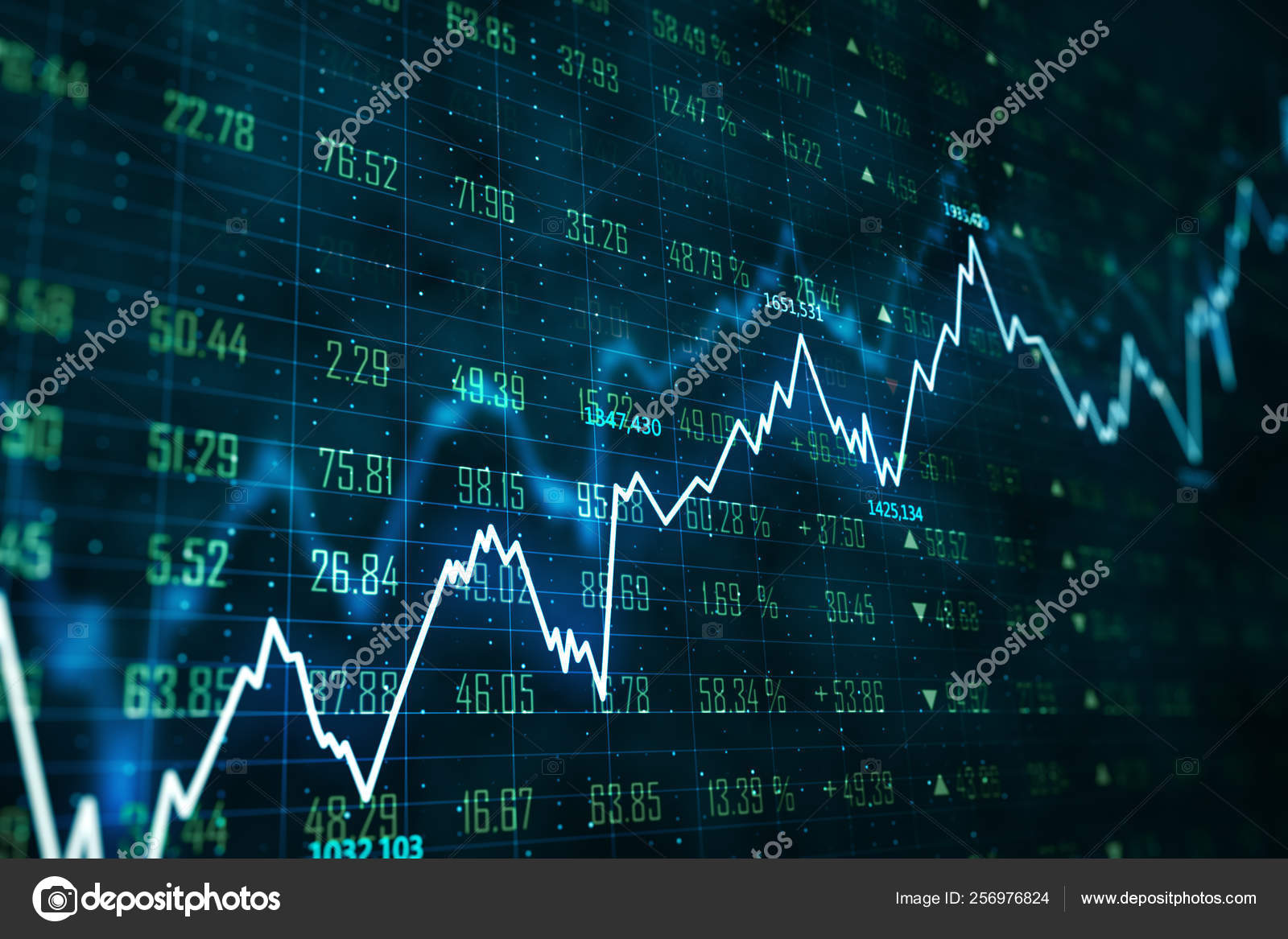 Trade and stats texture — Stock Photo © peshkov #256976824