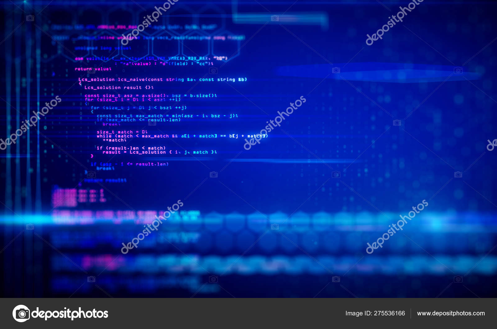 Creative programming backdrop Stock Photo by ©peshkov 275536166
