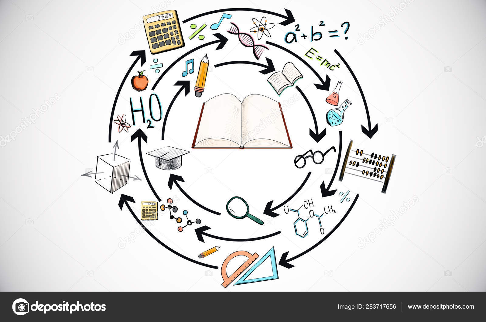 Science and knowledge concept Stock Illustration by ©peshkov #283717656