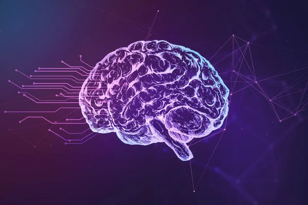 Abstract Brain Wallpaper