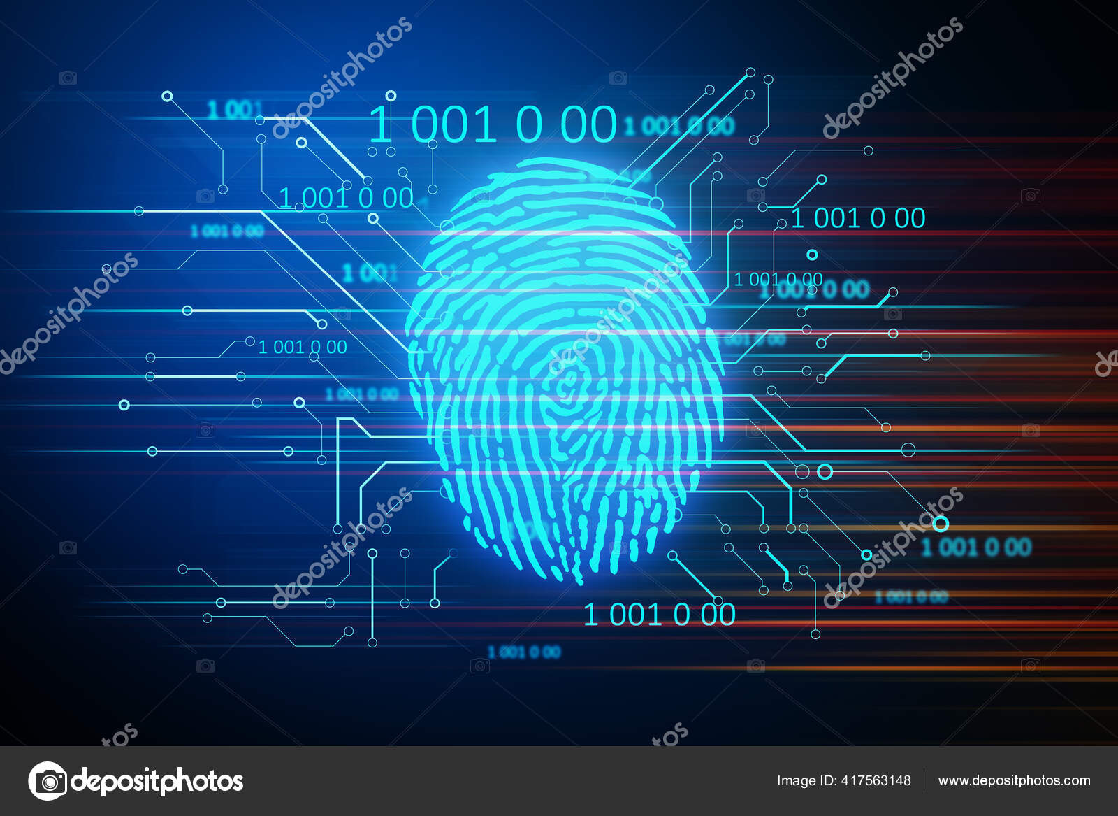 Digital Security Private Data Access Fingerprint Scanner Business ...