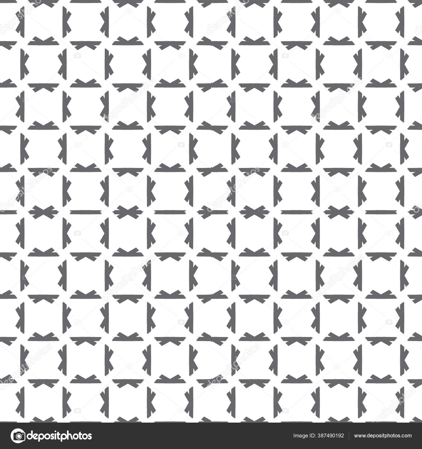 Vector Seamless Pattern Line Art Stock Vector by ©GeometricPatterns ...