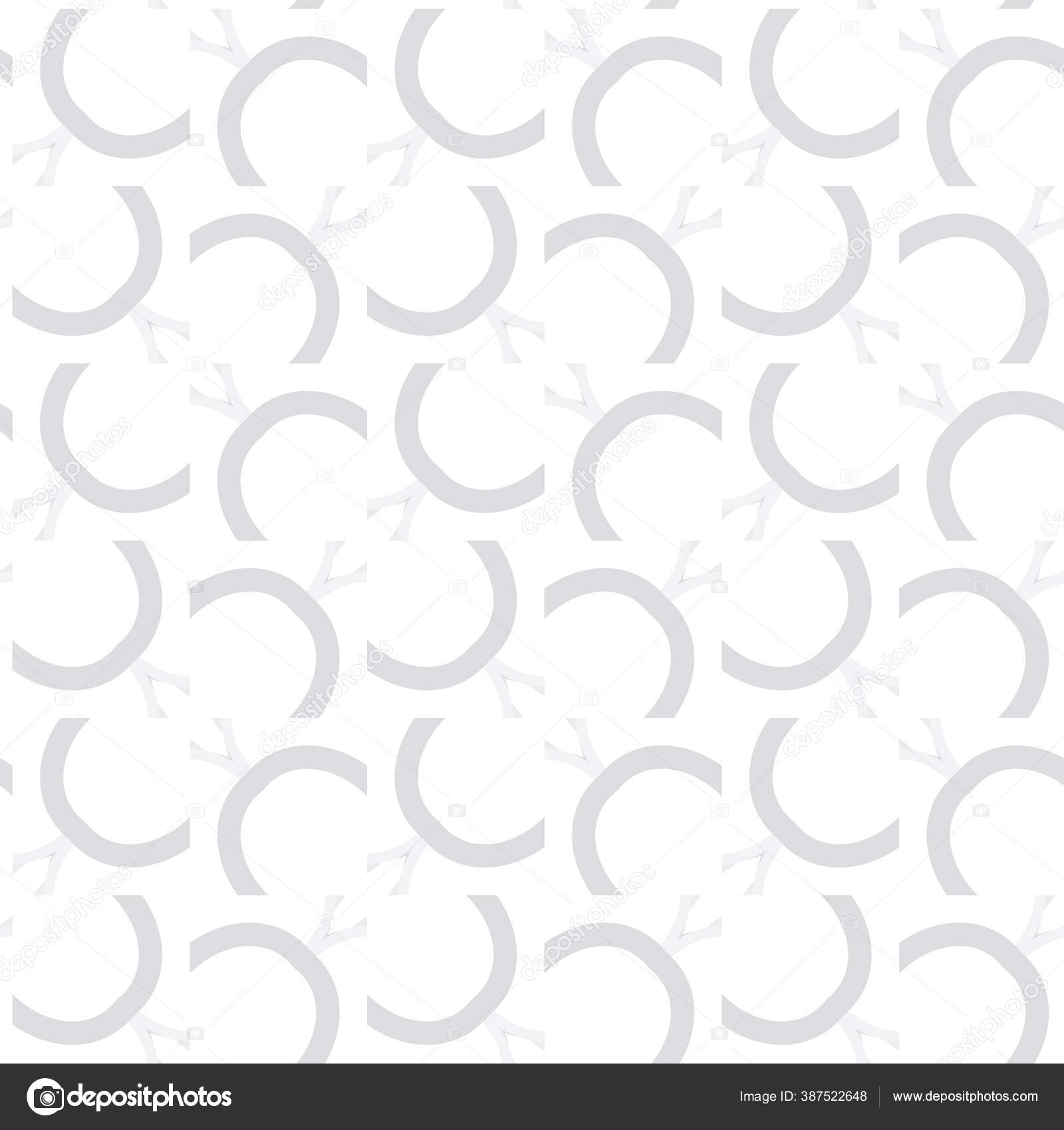 Vector Seamless Pattern Line Art Stock Vector by ©GeometricPatterns ...