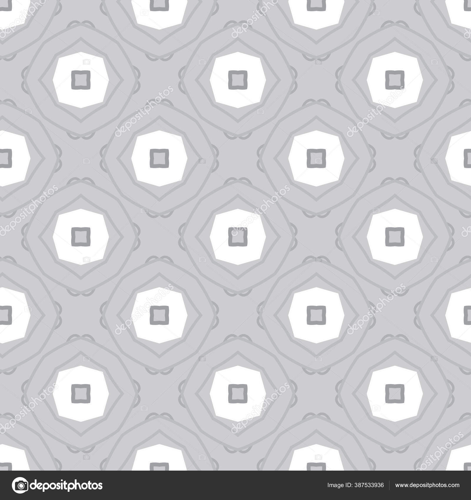 Vector Seamless Pattern Line Art Stock Vector by ©GeometricPatterns ...