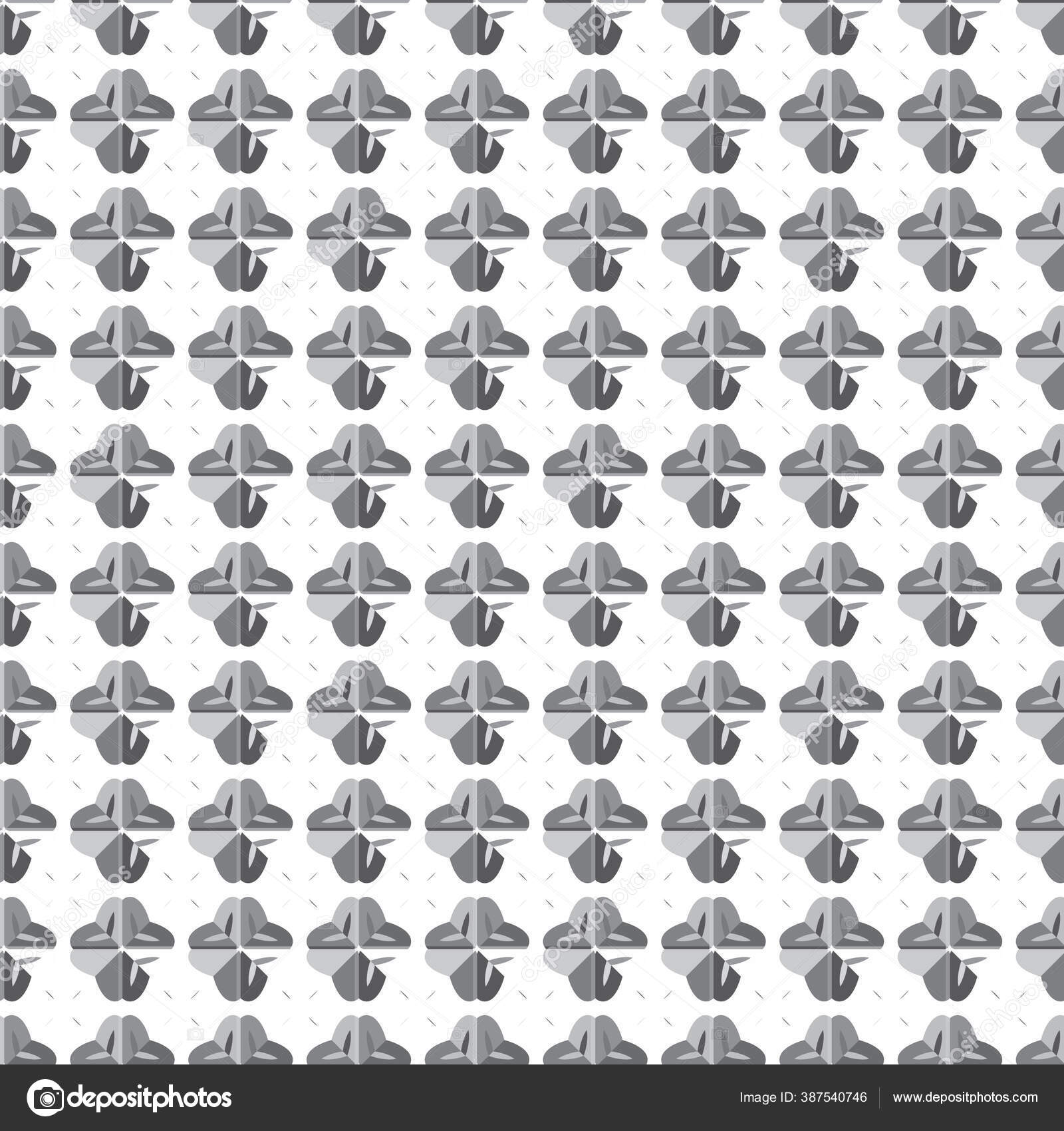 Vector Seamless Pattern Line Art Stock Vector by ©GeometricPatterns ...
