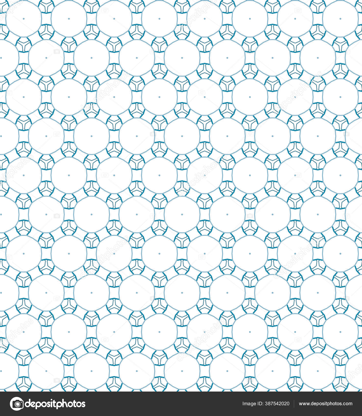 Vector Seamless Pattern Line Art Stock Vector by ©GeometricPatterns ...