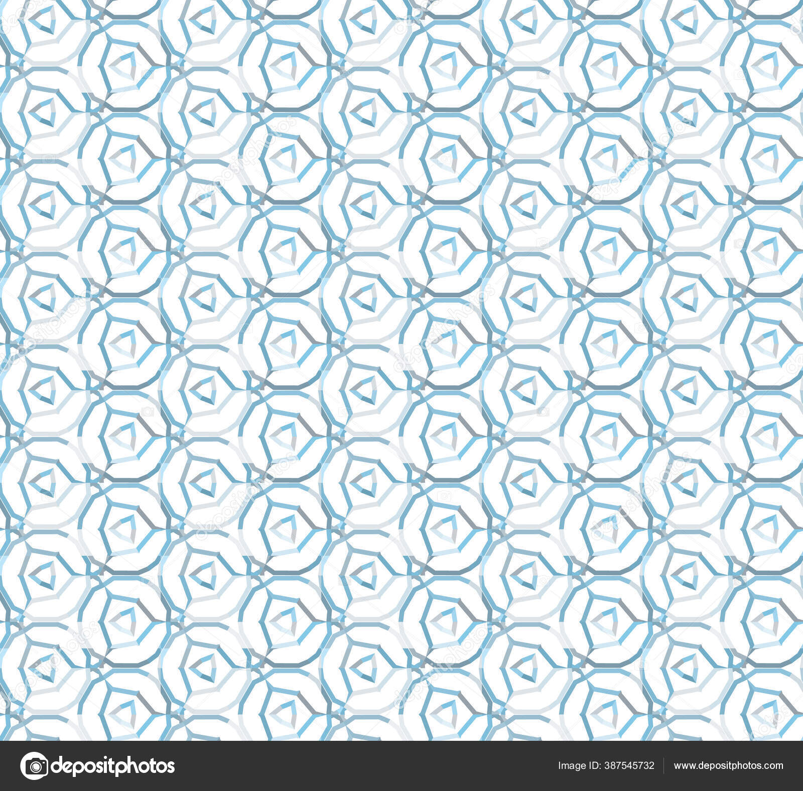 Vector Seamless Pattern Line Art Stock Vector by ©GeometricPatterns ...