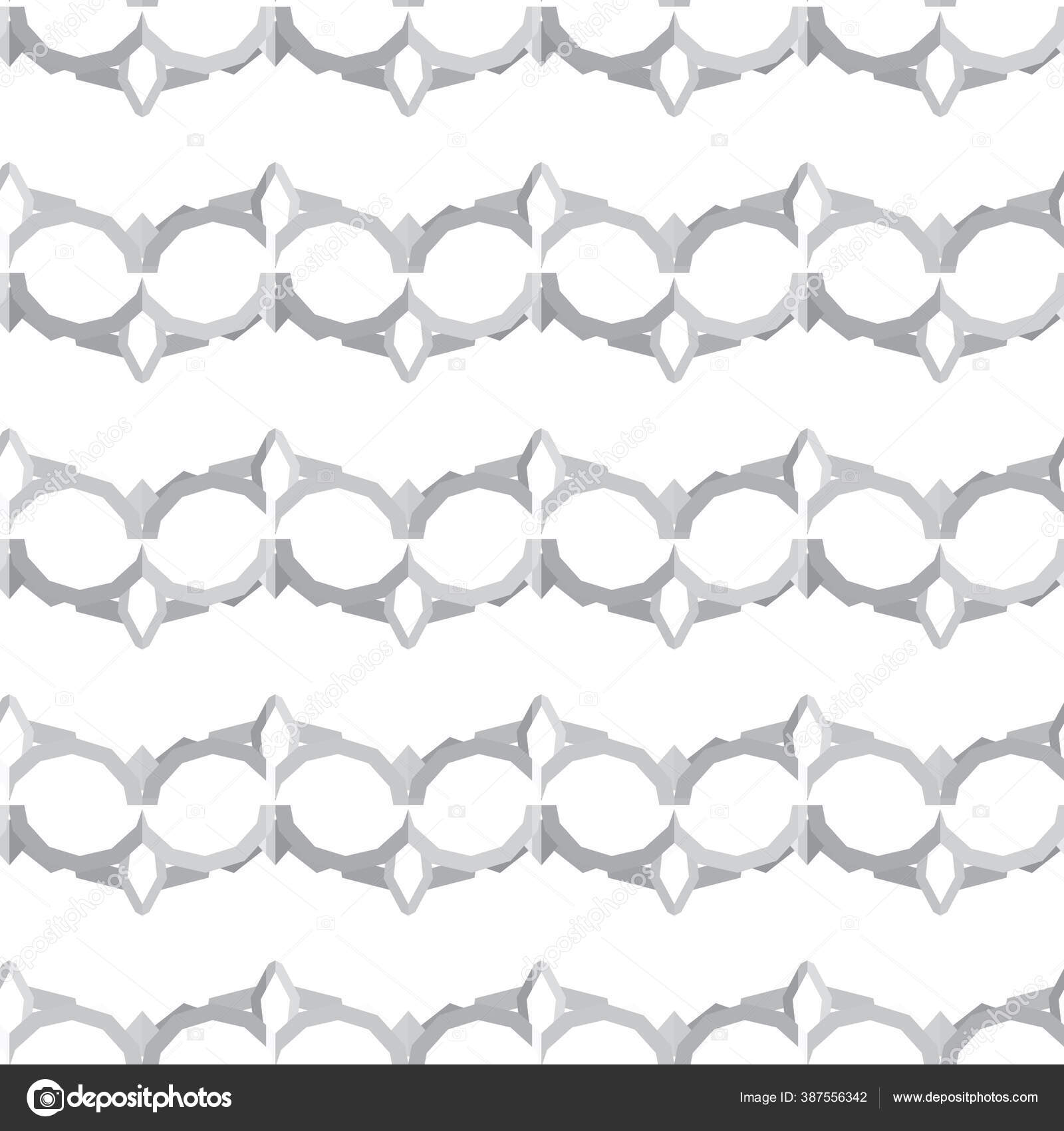 Vector Seamless Pattern Line Art Stock Vector by ©GeometricPatterns ...