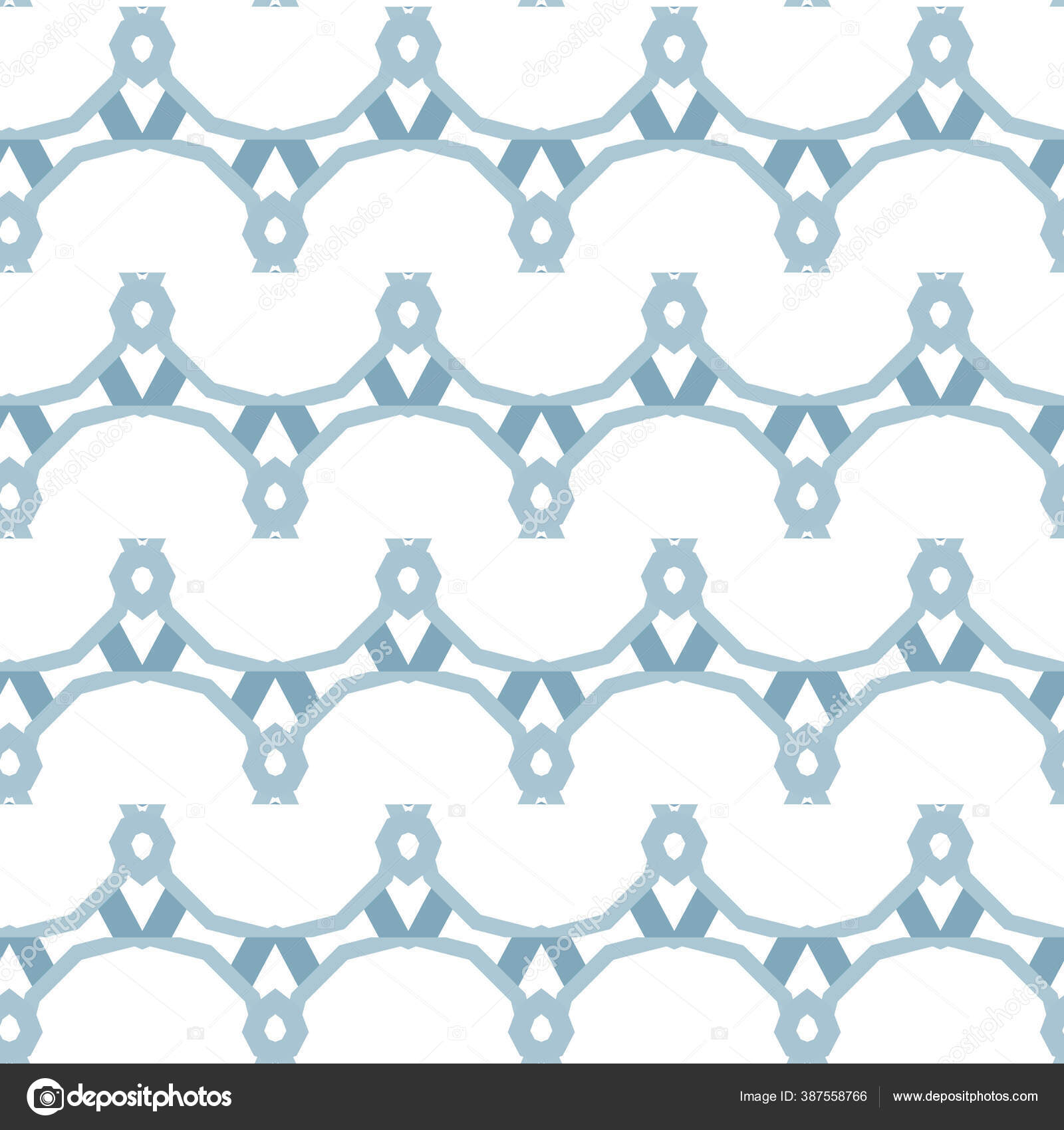 Vector Seamless Pattern Line Art Stock Vector by ©GeometricPatterns ...
