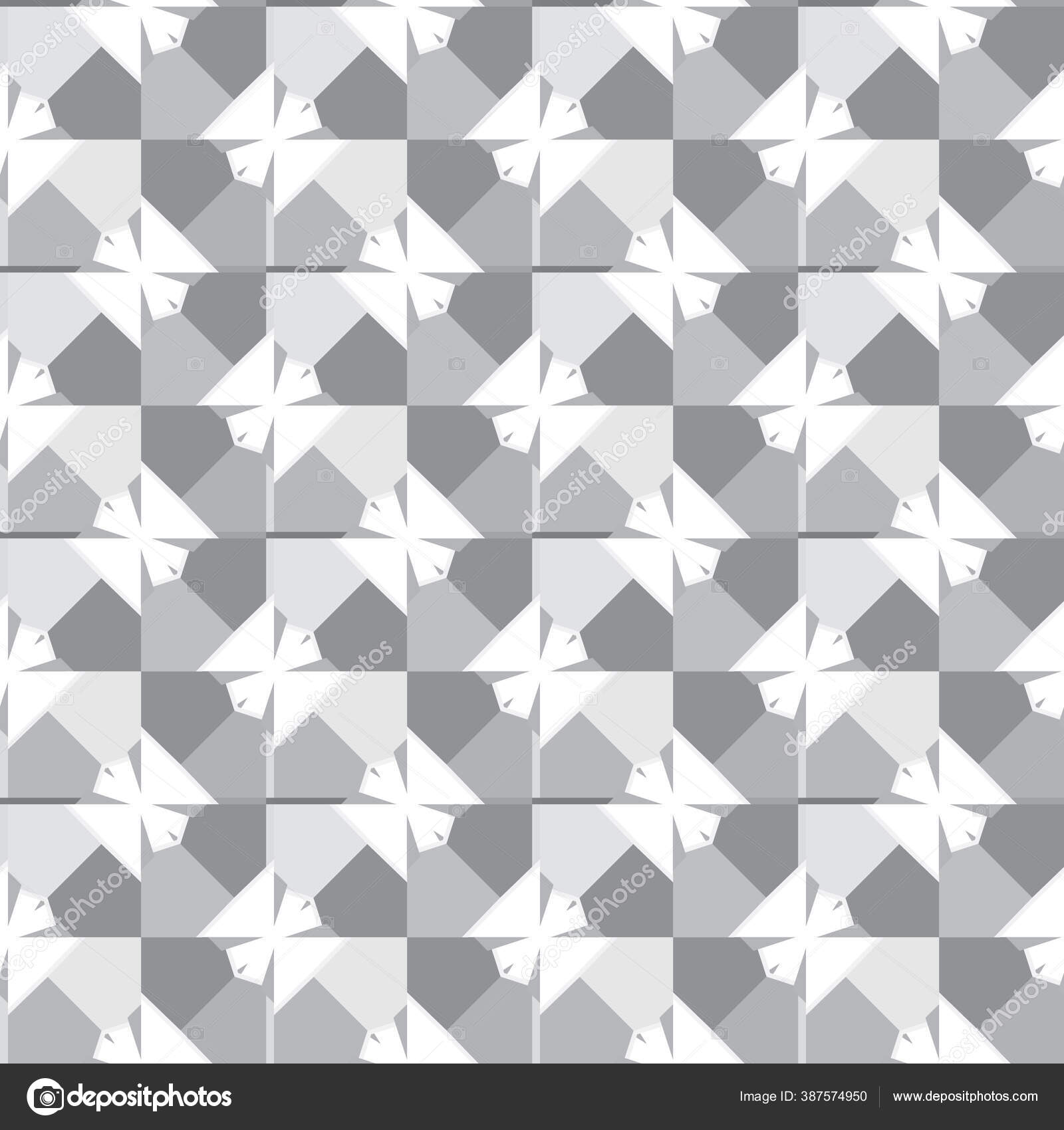 Vector Seamless Pattern Line Art Stock Vector by ©GeometricPatterns ...
