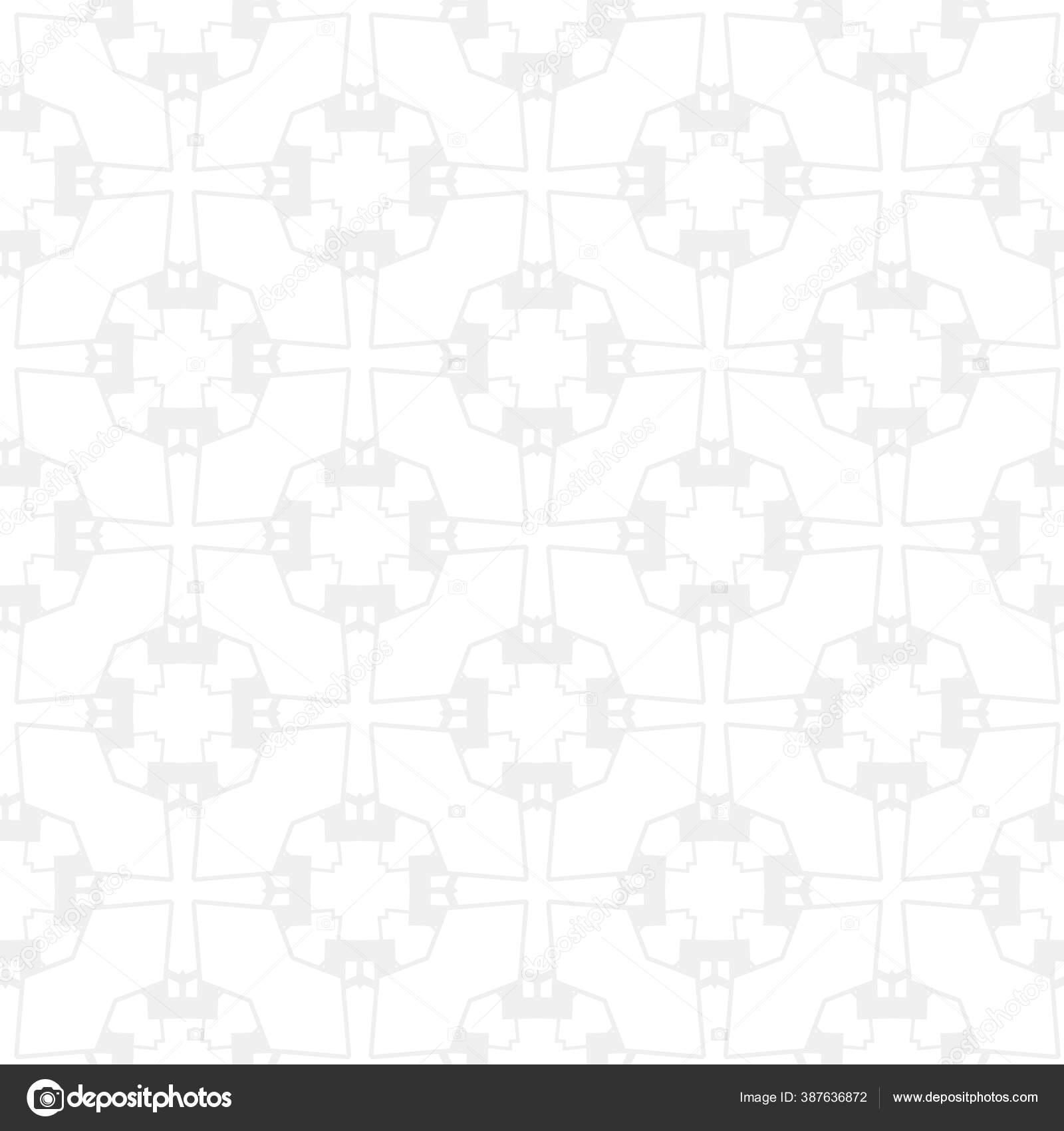 Vector Seamless Pattern Line Art Stock Vector by ©GeometricPatterns ...