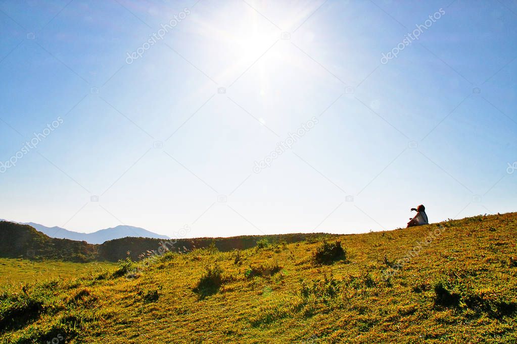 Monte Aso (Aso-san), el volcán activo más grande de Japón se encuentra ...