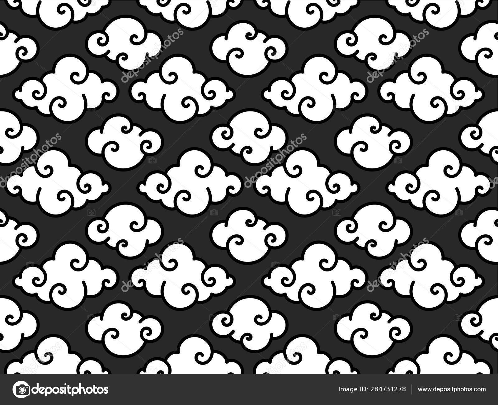 Chinese Cloud Pattern Vector