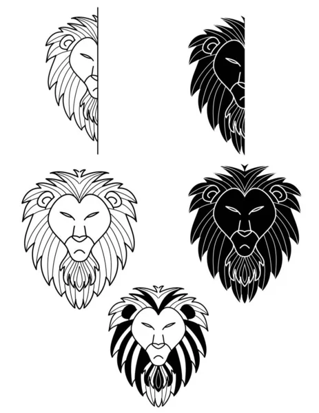 Lew szkic wektor Stock-Vektorbilder | Depositphotos