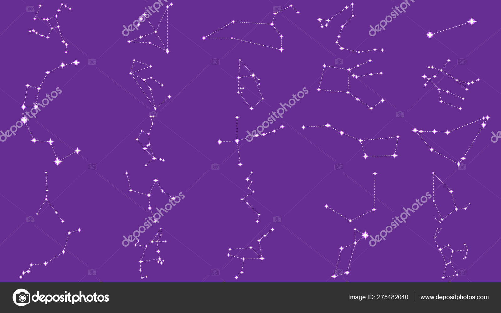 Constellations Set Vector Design Stock Vector Image by ©Alionaprof ...