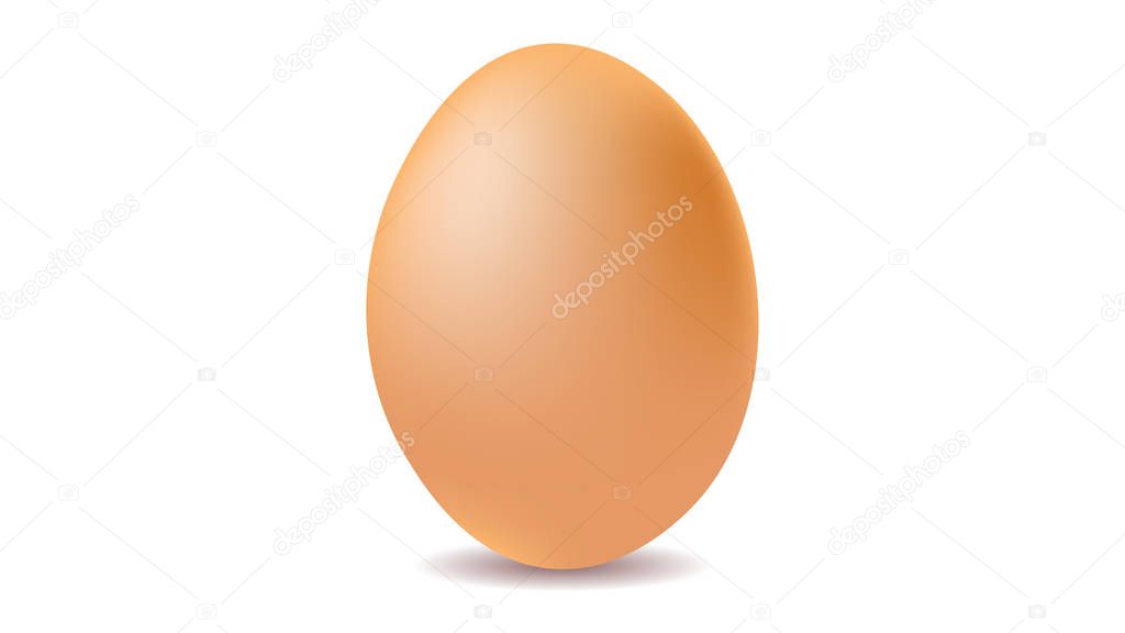 Huevo aislado sobre fondo blanco vector ilustración 2023