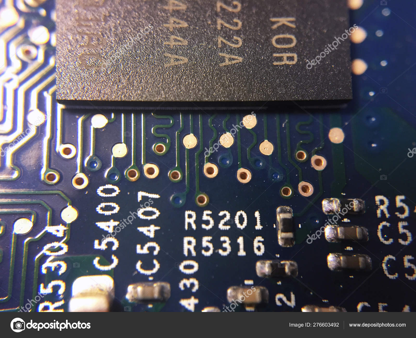 Closeup View Pcb Micro Motherboard Stock Photo by ©zoltanmajor 276603492