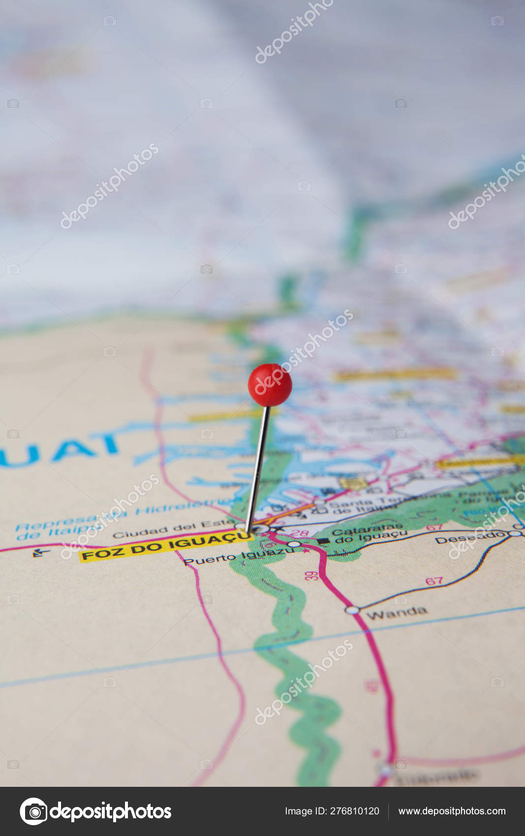 Close View Colorful Map Background Stock Photo by ©dadophotos 276810120