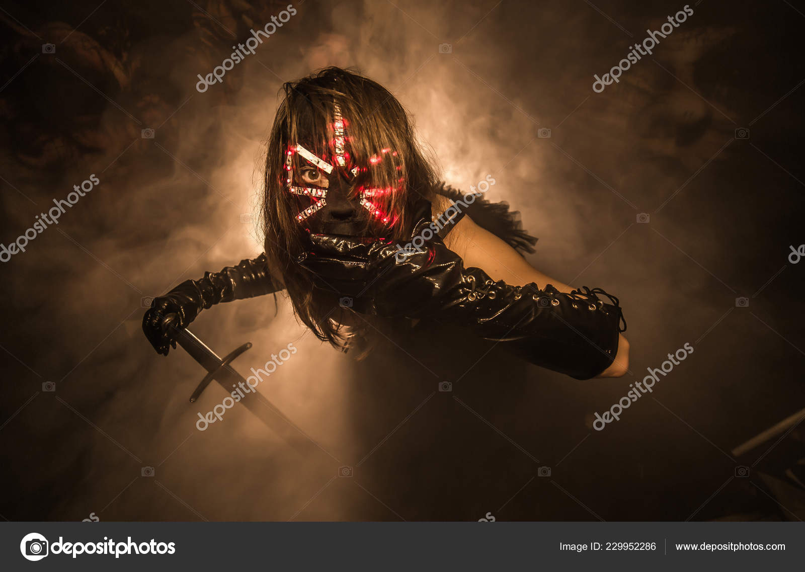 Female Warrior Mask