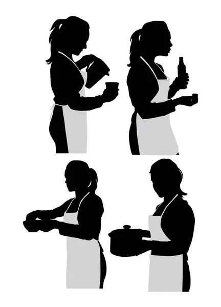 Female Cook Silhouette