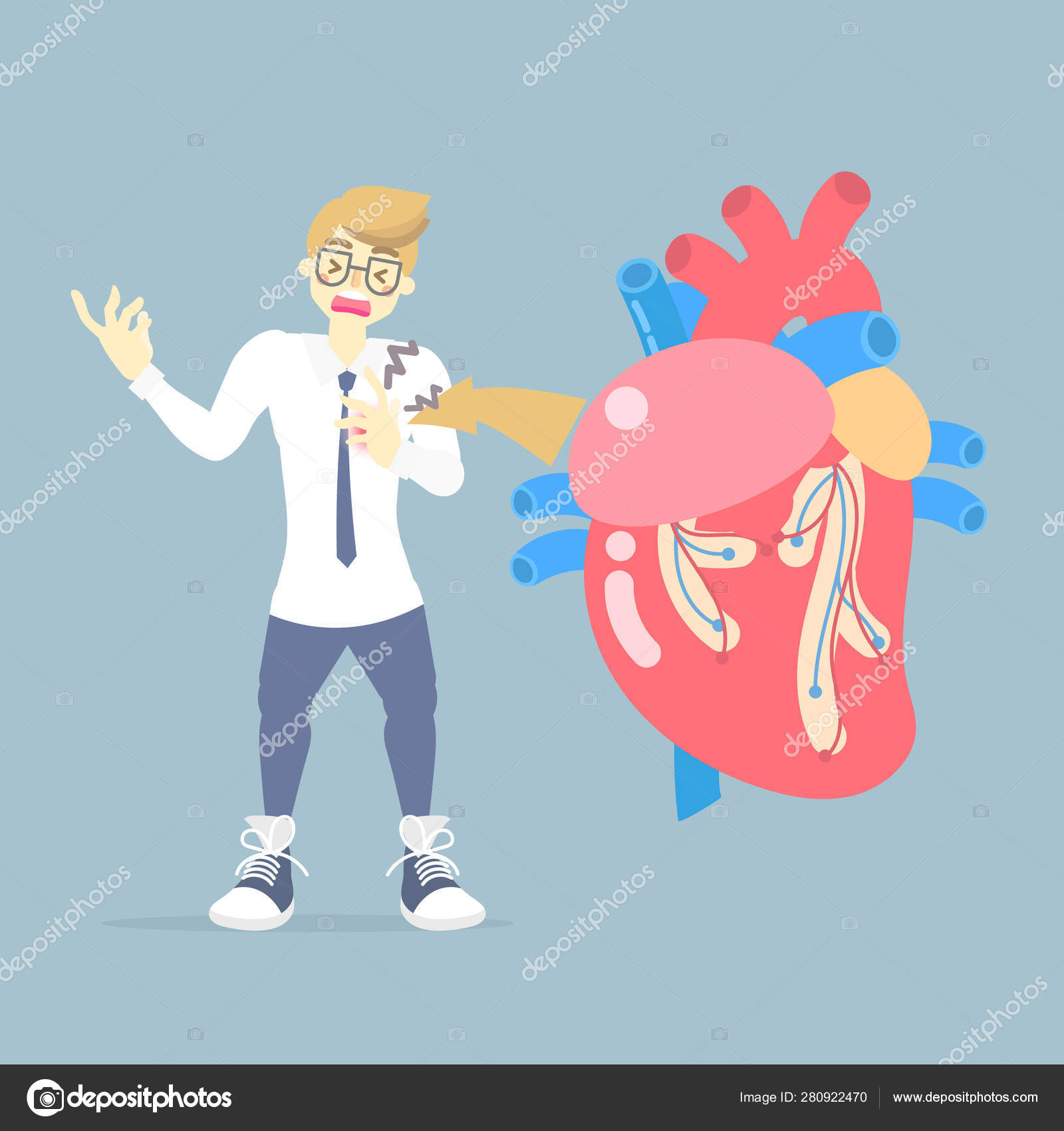 Heart Attack Clip Art
