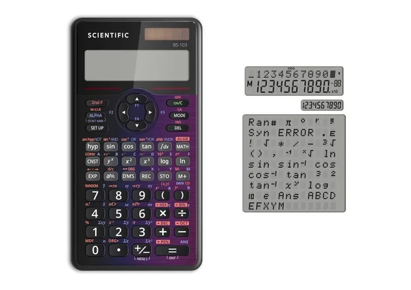 Calculadora científica imágenes de stock de arte vectorial | Depositphotos