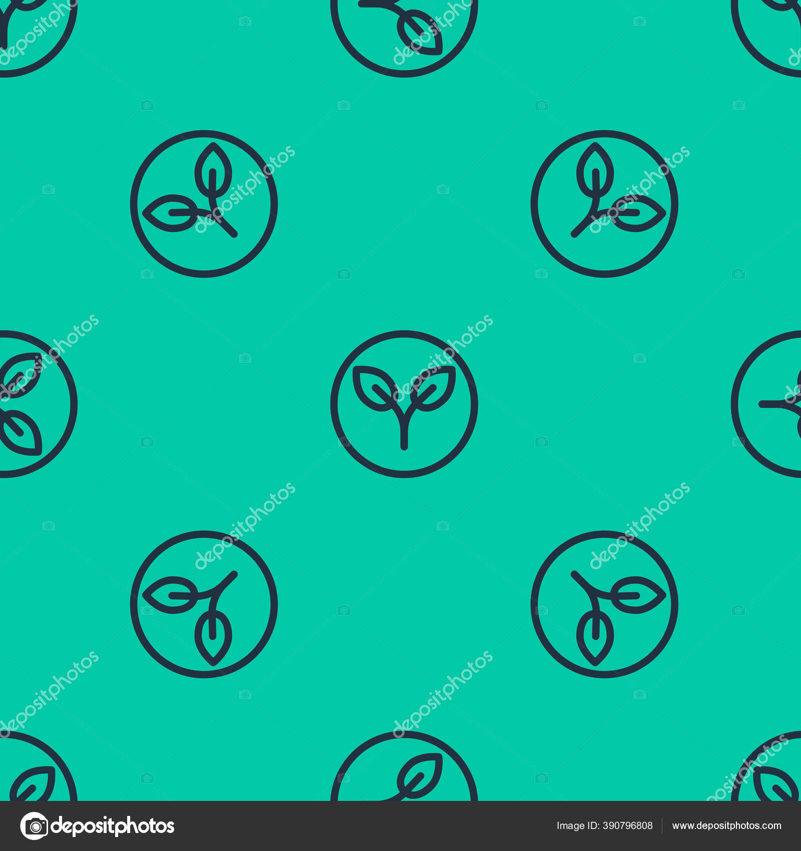 Blue Line Bio Fuel Icon Isolated Seamless Pattern Green Background ... Blue Line Bio Fuel Icon Isolated Seamless Pattern Green Background ...