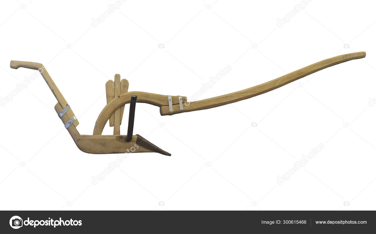 Roman plow or aratrum. Scale model reenacment — Stock Photo © WHPics ...