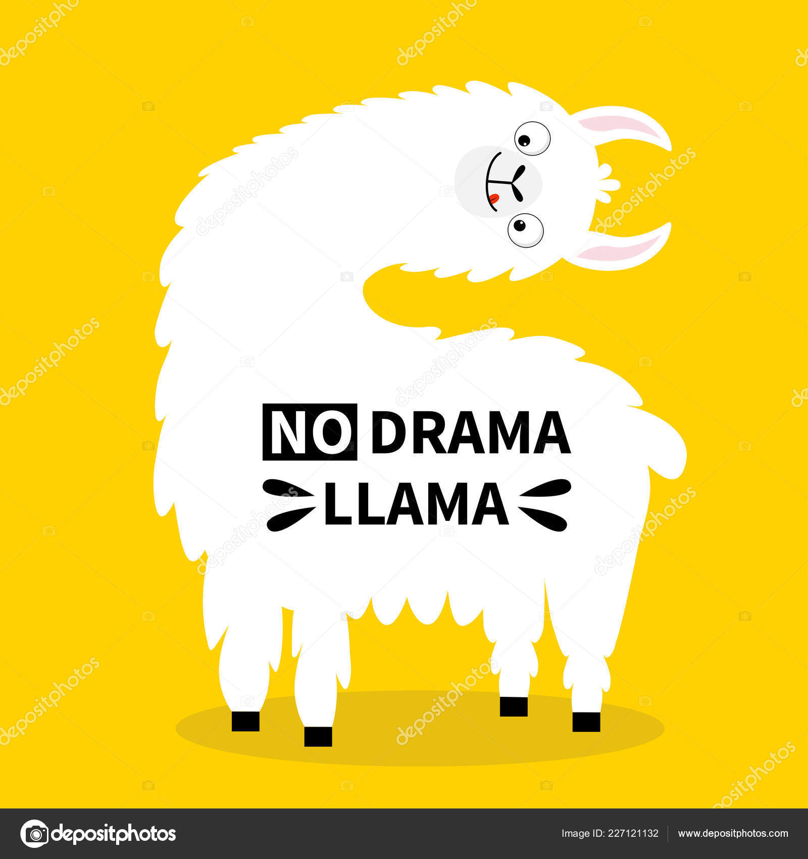 Drama Lhama Meme No Drama Llama Pun Funny Llama Lover Gift Cute Lama