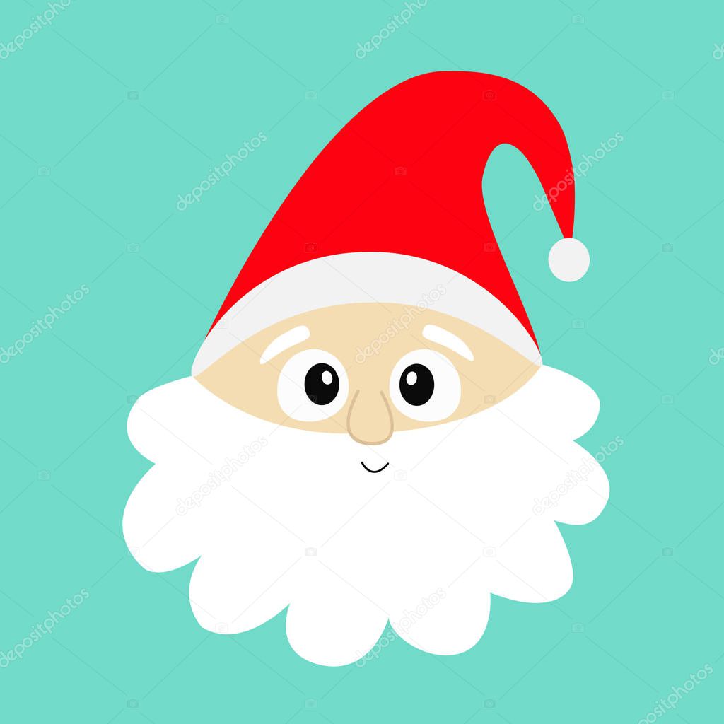 Cara De Santa De Dibujos Animados Dibujos Animados Santa Claus Con