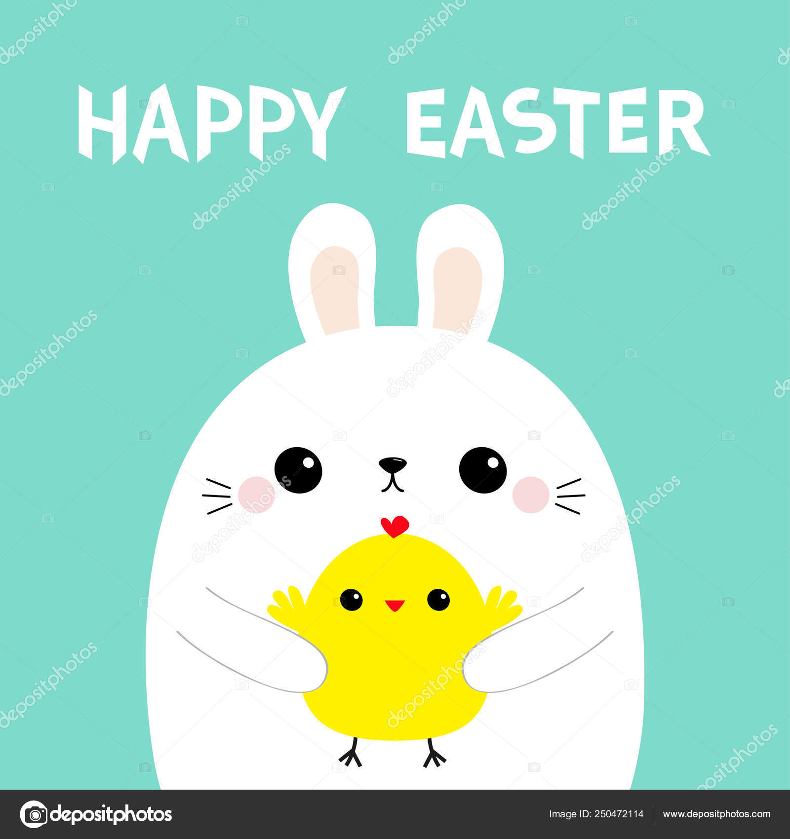 Cute Cartoon Easter Chick
